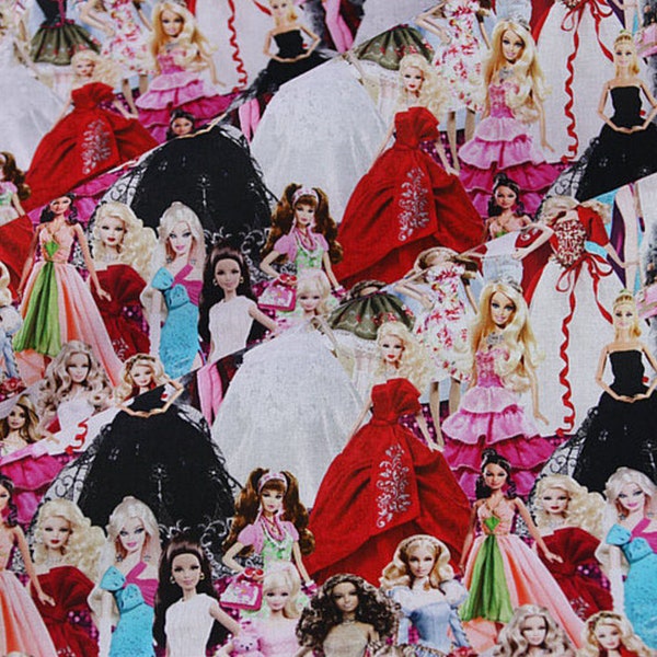 Barbie Fabric by the Yard - Etsy