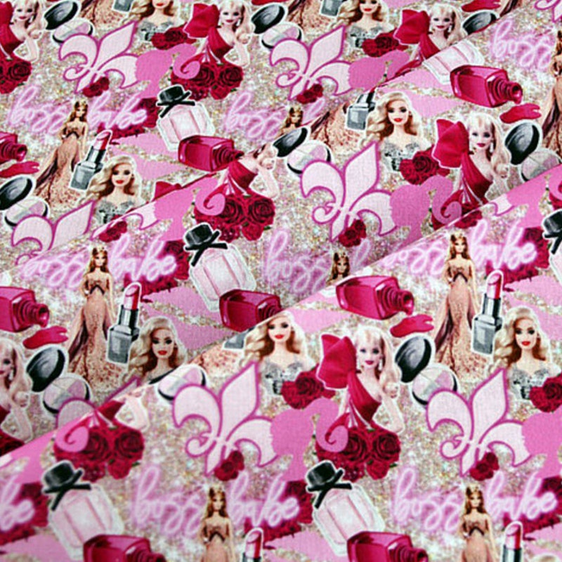 Barbie Fabric - Etsy UK