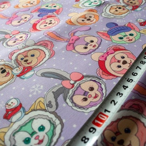 The Disney Bear Duffy Fabric Cartoon Canvas Fabric by the Half Yard - Etsy