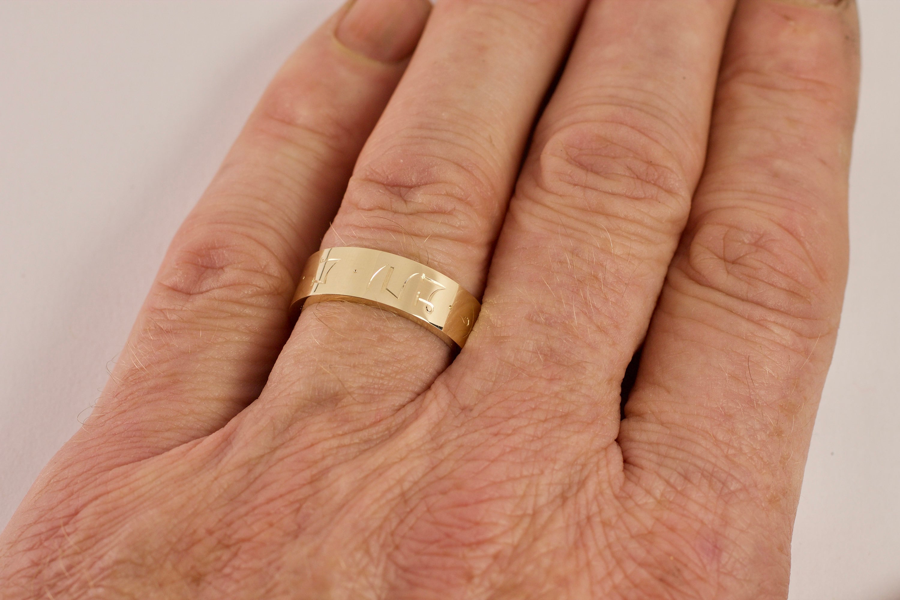 Mani Mantra Ring Gold - Om Mani Peme Hung - Etsy