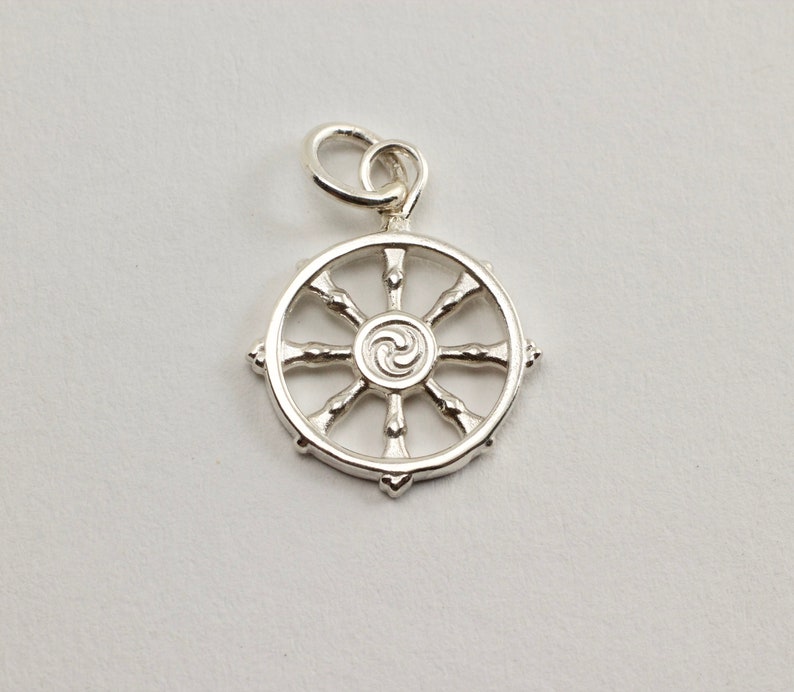 Dharmachakra Pendant | Wheel of Dharma Pendant | Buddhist Eightfold ...