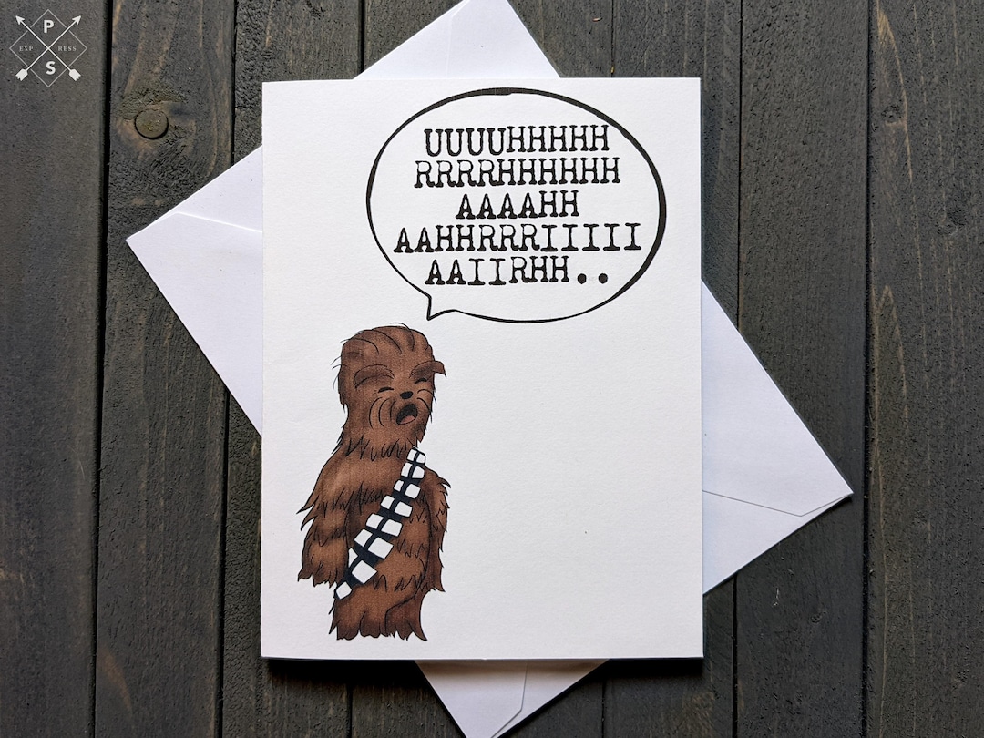 Star Wars Anniversary Card Digital Copy - Etsy