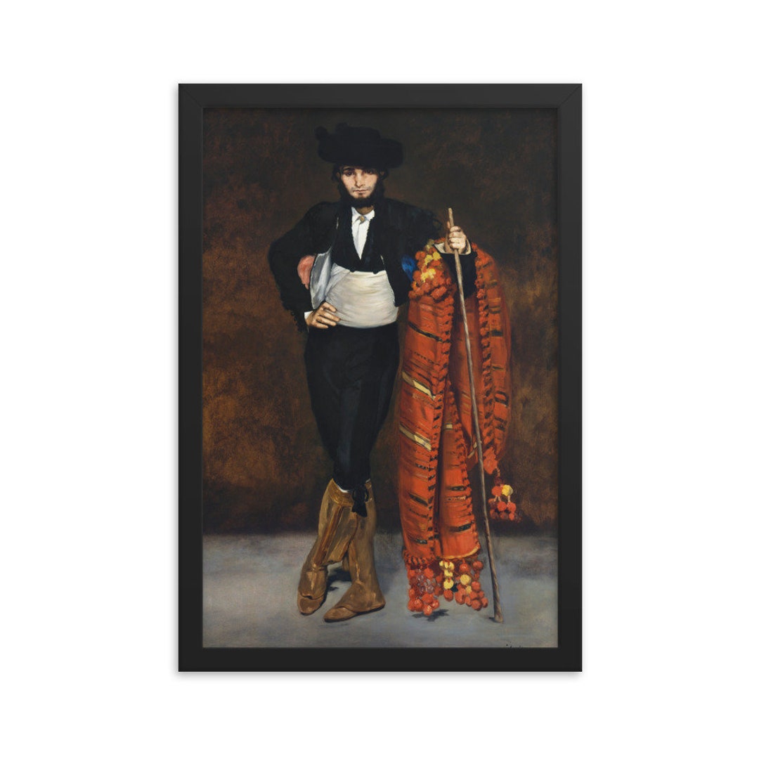 Young Man in the Costume of a Matador (1863) Framed Poster by Edouard ...