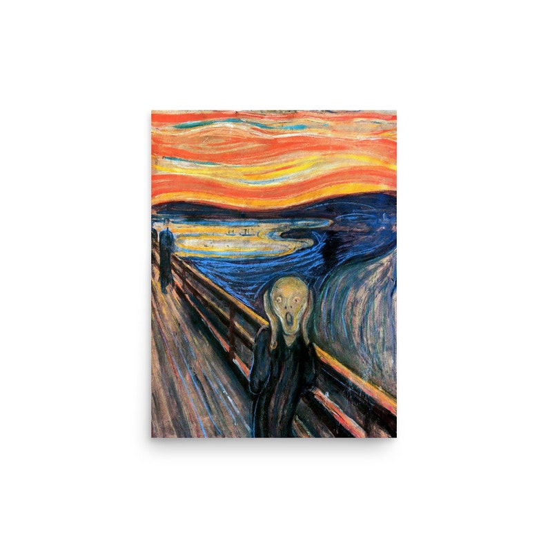 The Scream (1893). Poster by Edward Munch - Etsy