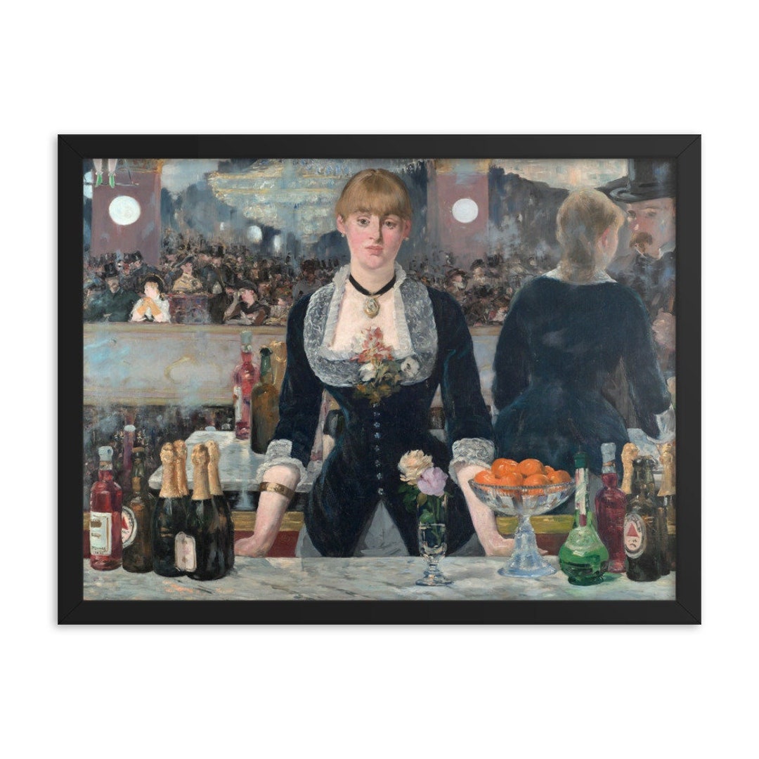 A Bar at the Folies-bergère (1882) Reproduction Framed Poster by ...