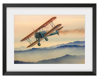 Canvas Plane Painting - Etsy