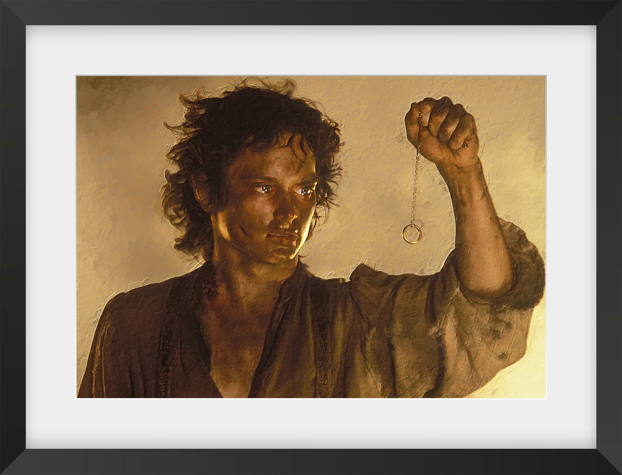 Lord of the Rings Frodo Finds the Ring Painting Artwork LOTR Gift, Art ...