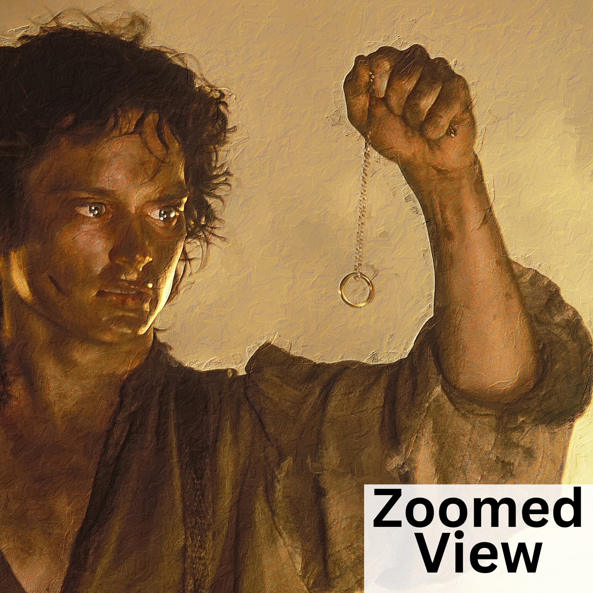 Lord of the Rings Frodo Finds the Ring Painting Artwork LOTR Gift, Art ...