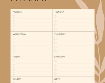 Boho Digital Planner - Etsy