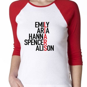 Pretty Little Liars Names Digital Cut Files Cricut Silhouette Cameo Svg ...