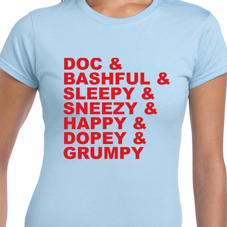 The Seven Dwarfs Names Digital Cut Files | Cricut | Silhouette Cameo ...