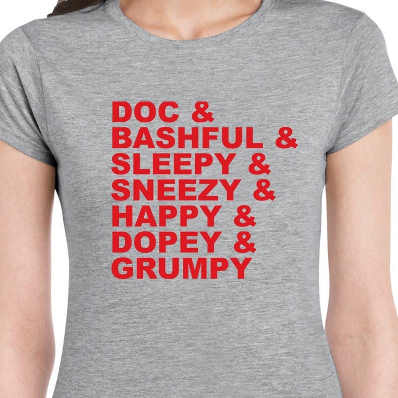 The Seven Dwarfs Names Digital Cut Files | Cricut | Silhouette Cameo ...
