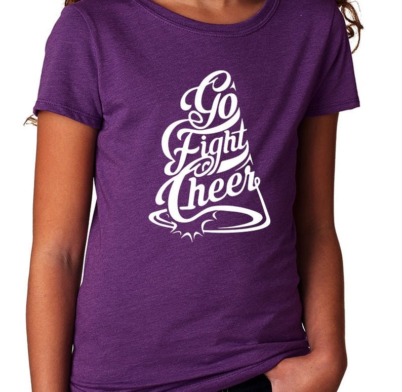 Go Fight Cheer Shoes Digital Cut Files Cricut Silhouette - Etsy