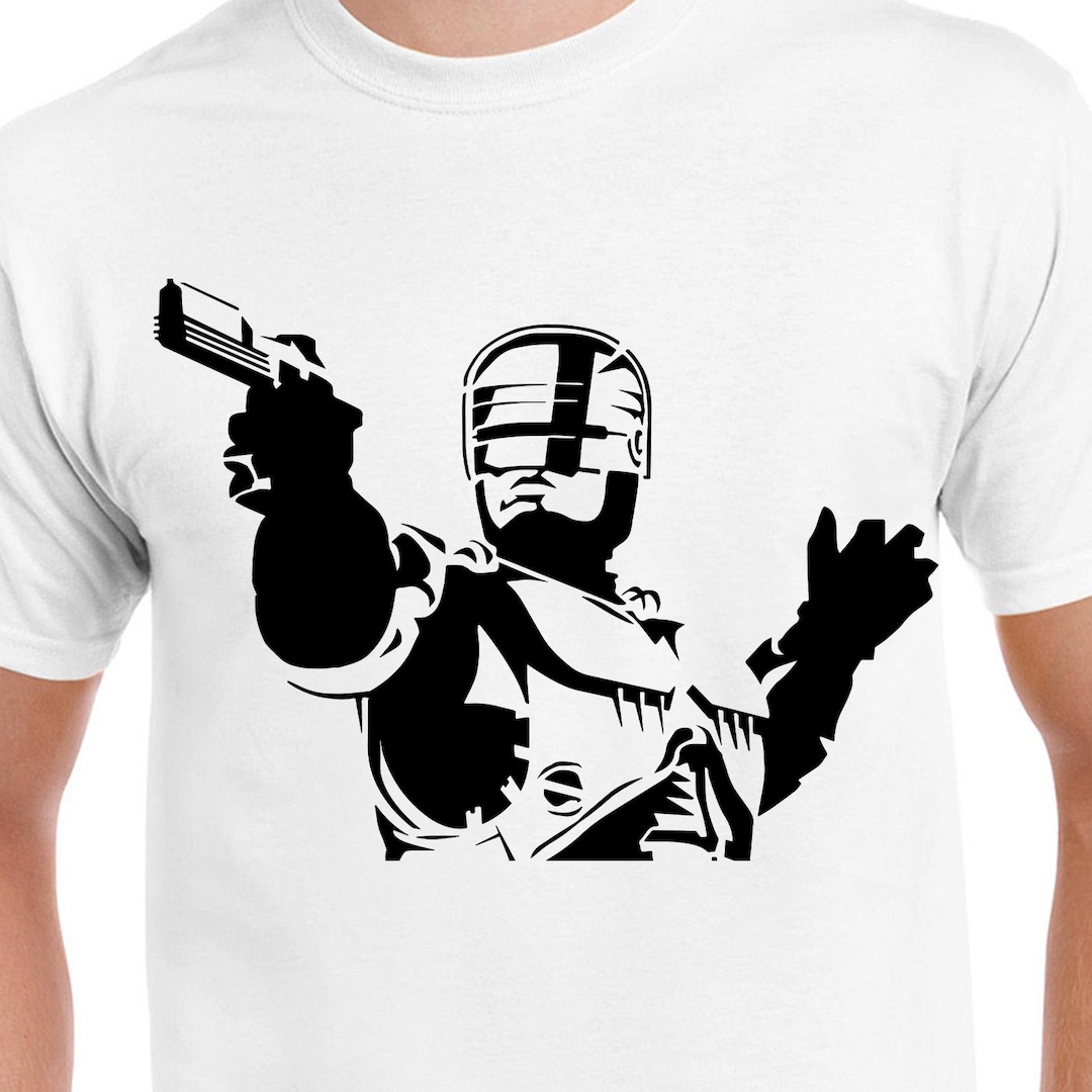 Robocop Digital Cut Files - Design Files - Cricuit - SVG - Silhouette ...