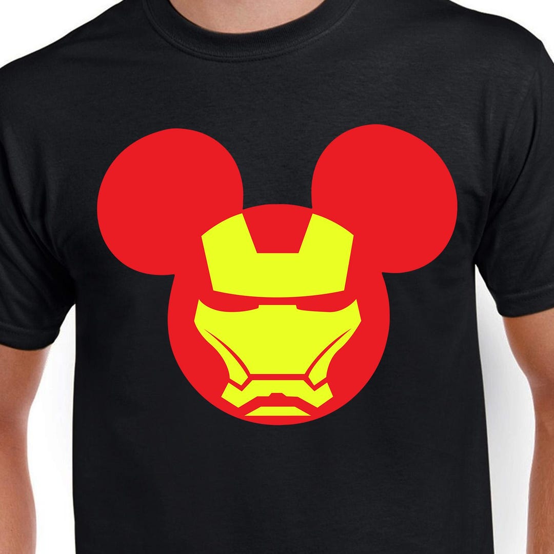 Iron Mickey Digital Files - Design Files - Cricut - SVG - Silhouette ...