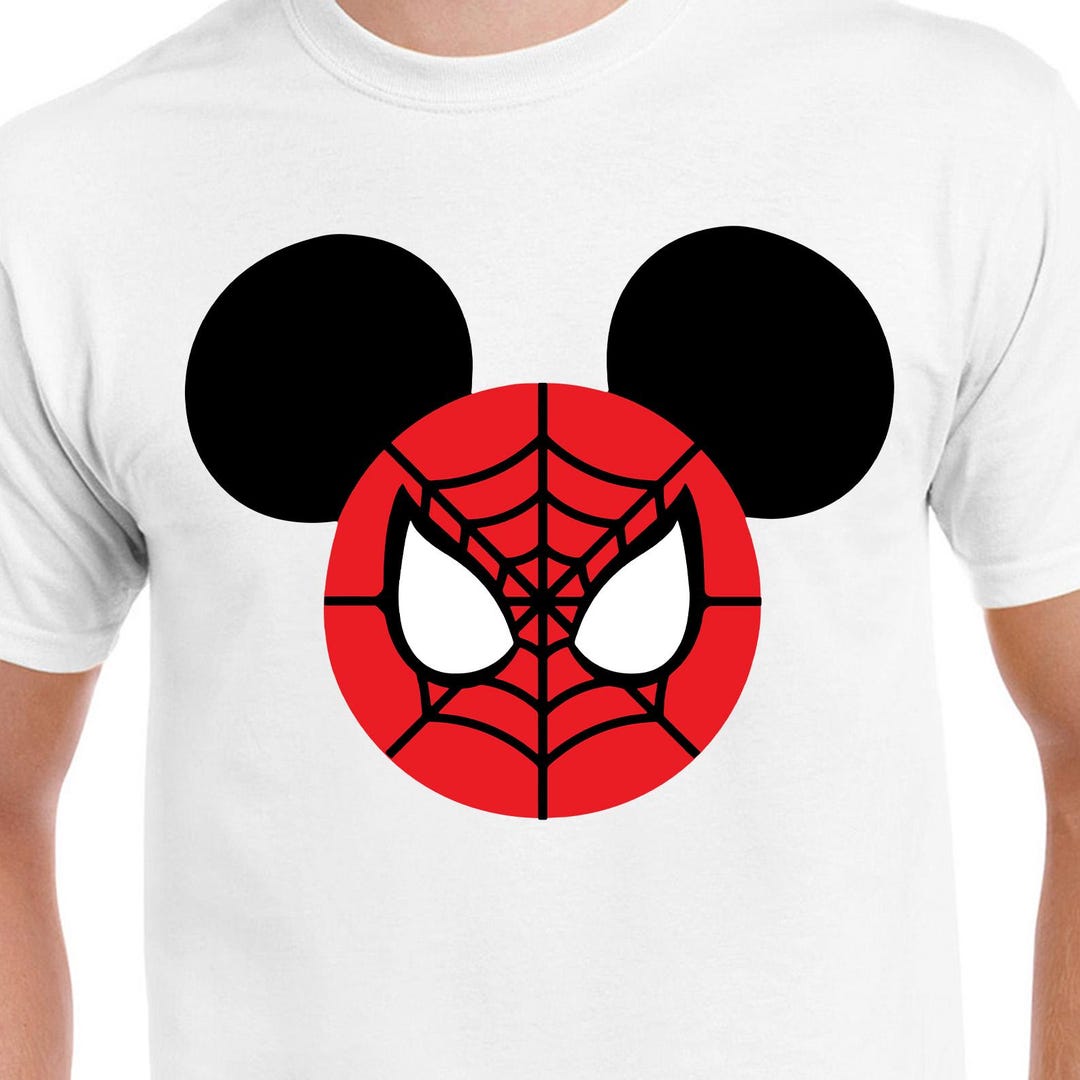 Spider Mickey Digital Files - Design Files - Cricut - SVG - Silhouette ...