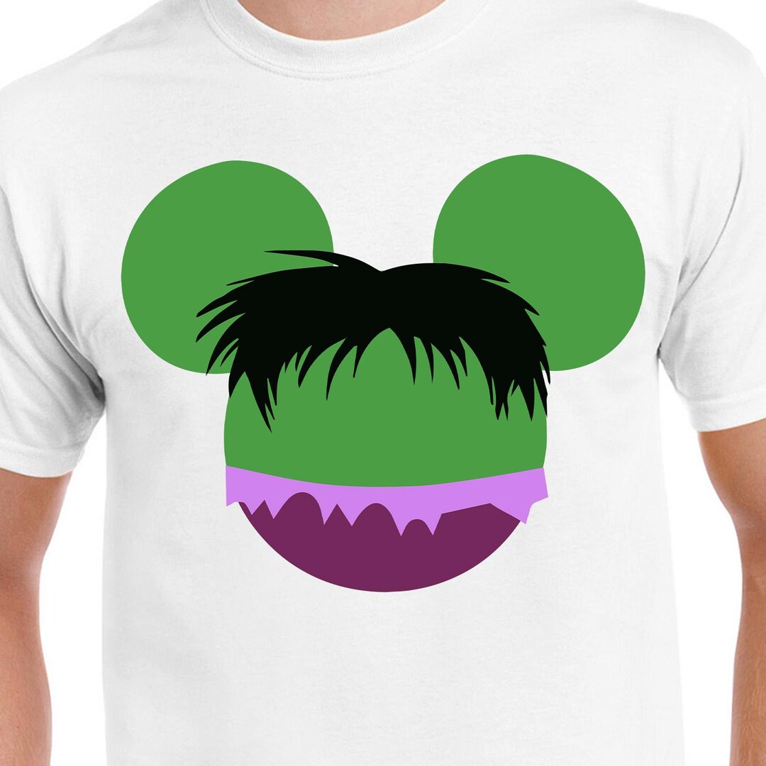 Mickey Hulk Digital Files - Design Files - Cricut - SVG - Silhouette ...