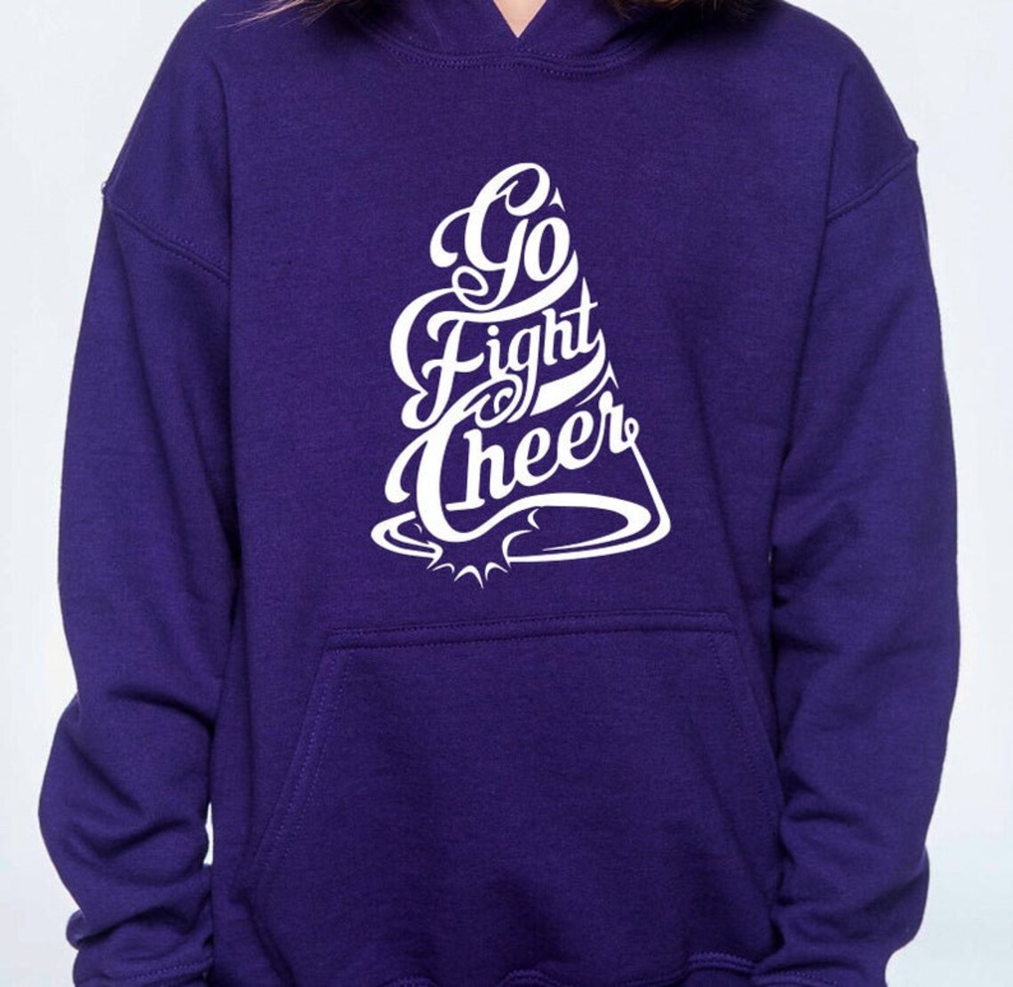 Go Fight Cheer Shoes Digital Cut Files Cricut Silhouette - Etsy