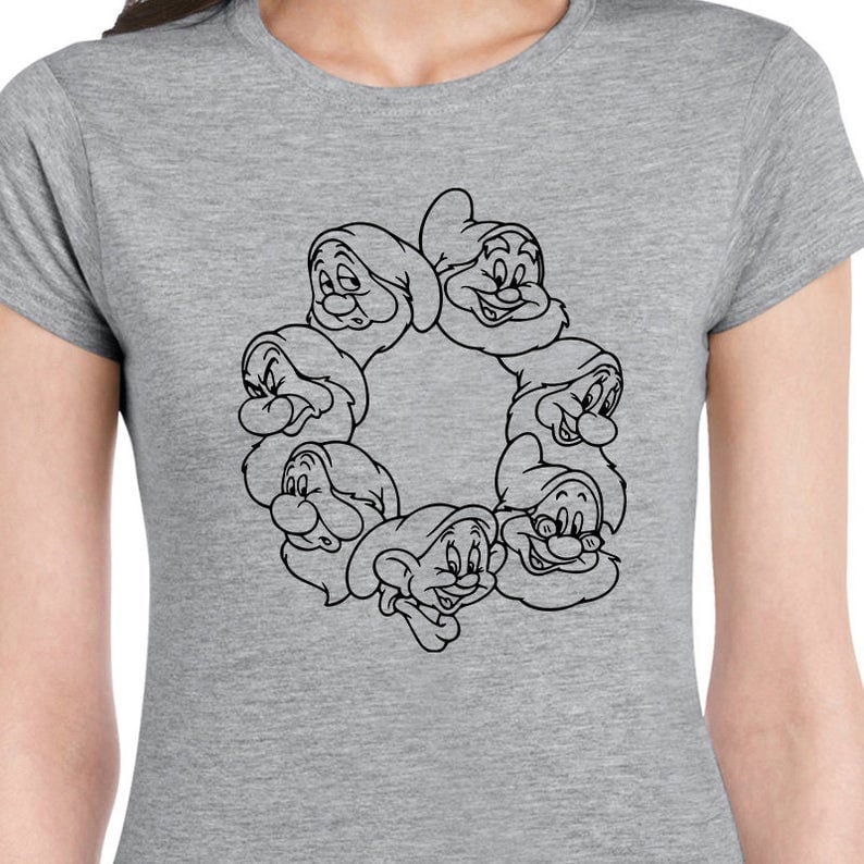 The Seven Dwarfs Digital Cut Files | Cricut | Silhouette Cameo | Svg ...
