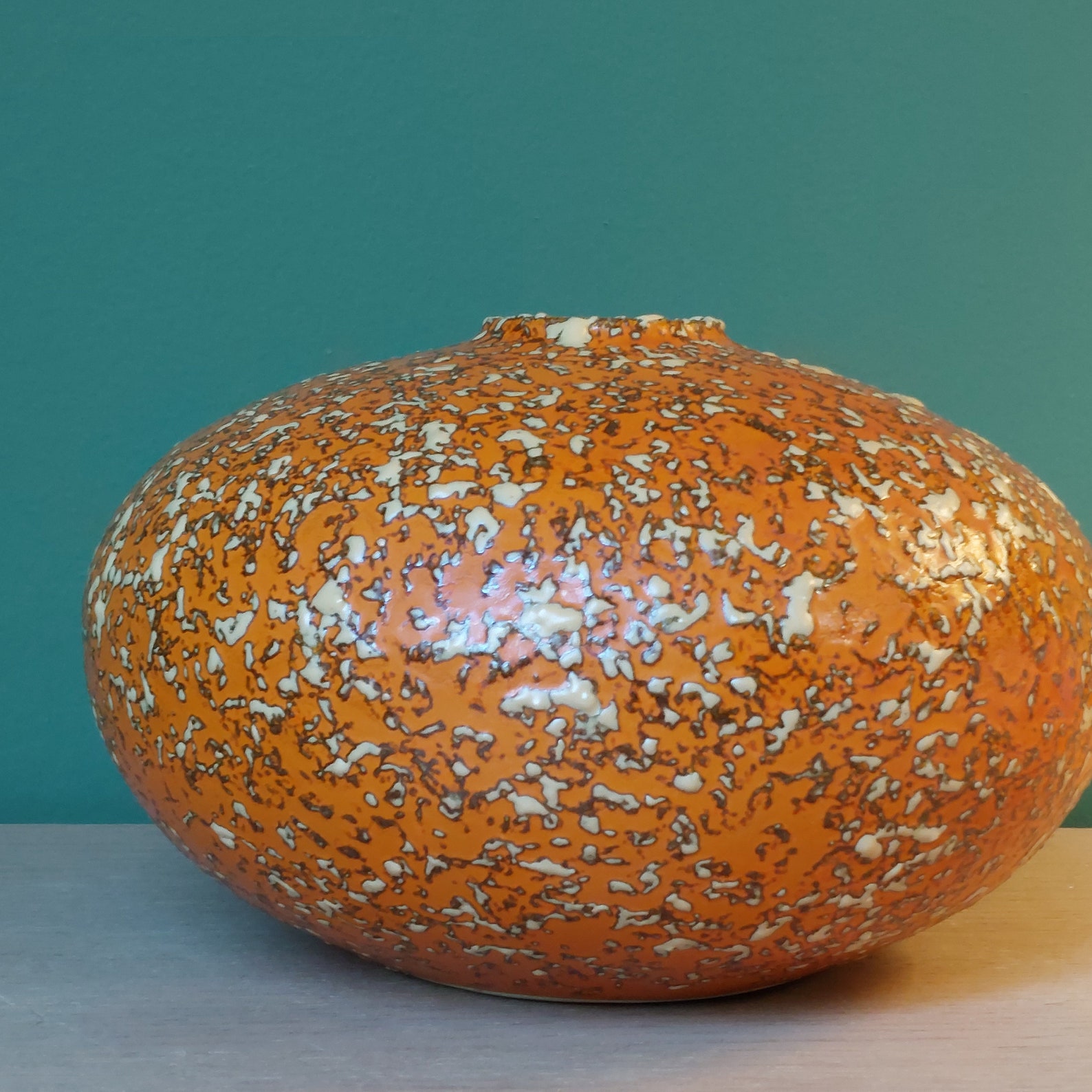 BRUTALIST UFO VASE Vintage Ceramic Vase Hungarian Tofej Ceramic Rare ...