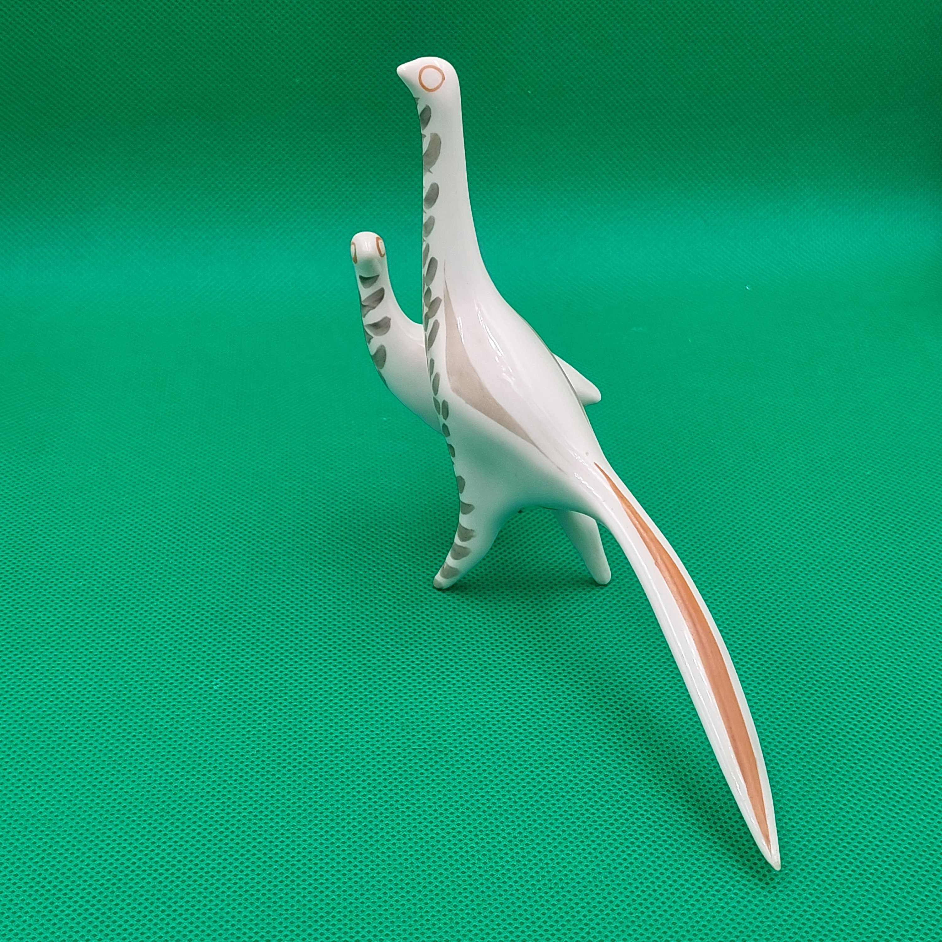 MODERNIST PHEASANTS Vintage, Rare Pheasant Couple Birds Porcelain ...