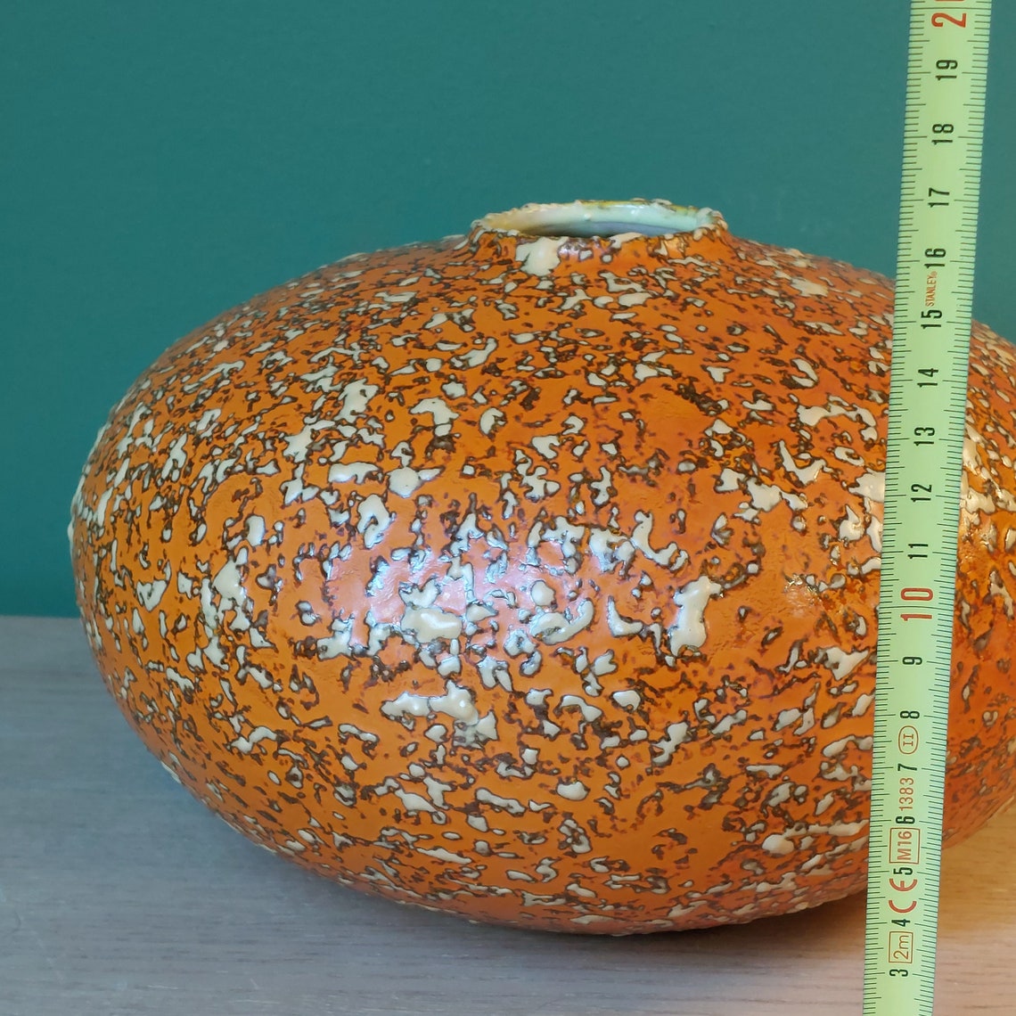 BRUTALIST UFO VASE Vintage Ceramic Vase Hungarian Tofej Ceramic Rare ...