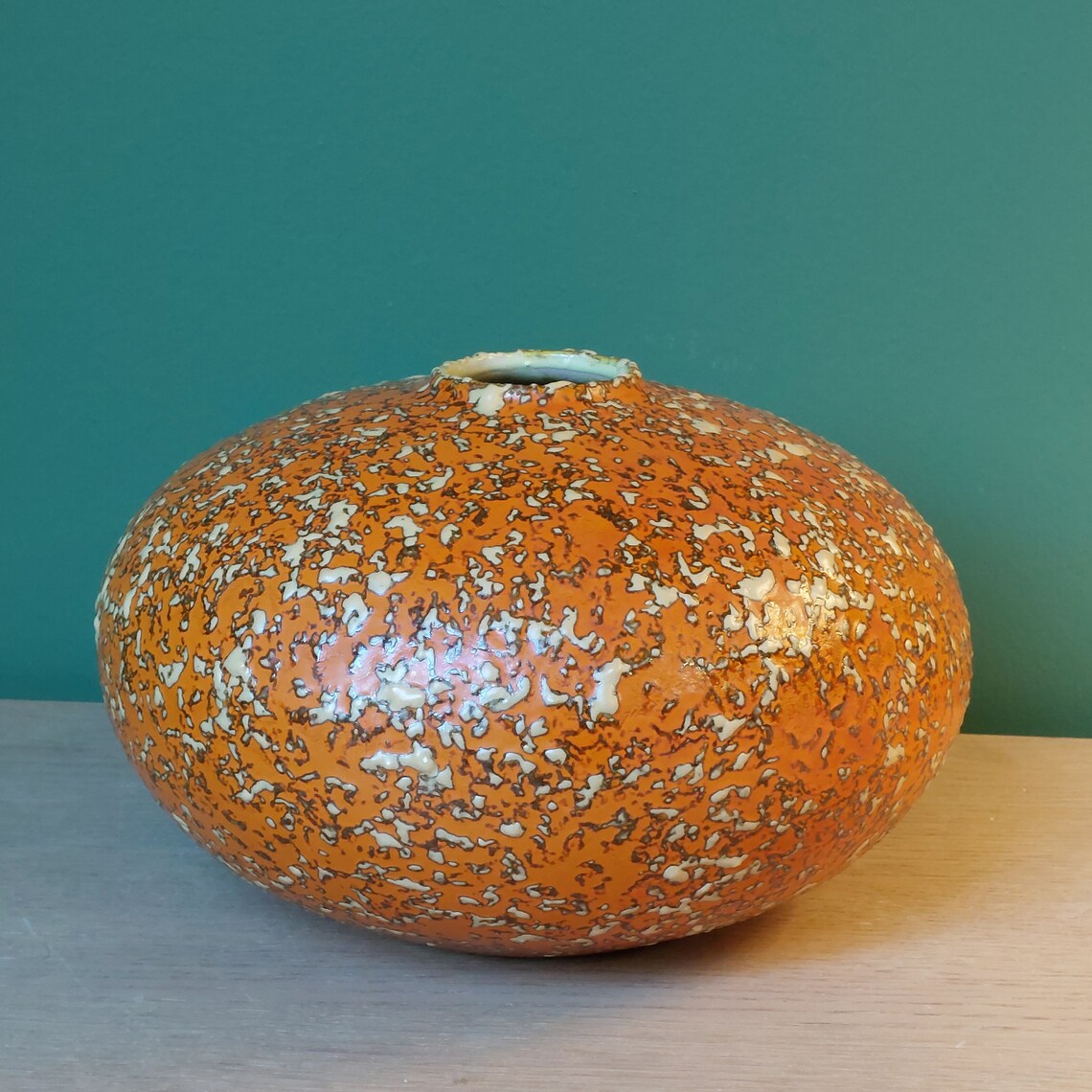 BRUTALIST UFO VASE Vintage Ceramic Vase Hungarian Tofej Ceramic Rare ...