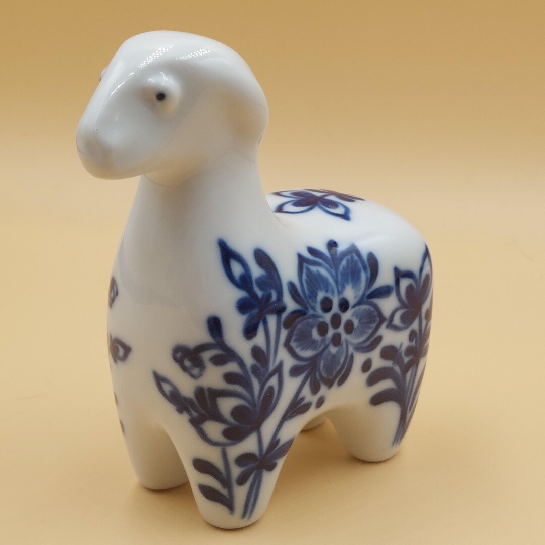 VINTAGE EASTER SHEEP- Porcelain Sheep Figurine- by Miklós Veress ...