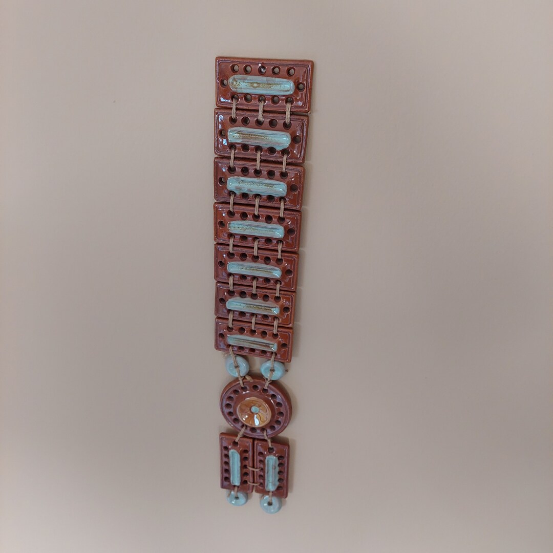 Modernist Wall Hanging Vintage Ceramic Wall Hanging Etsy