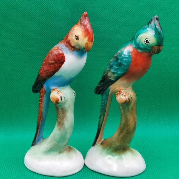 Ceramic Parrot - Etsy