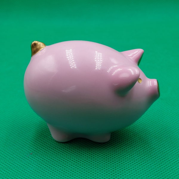Porcelain Pig - Etsy