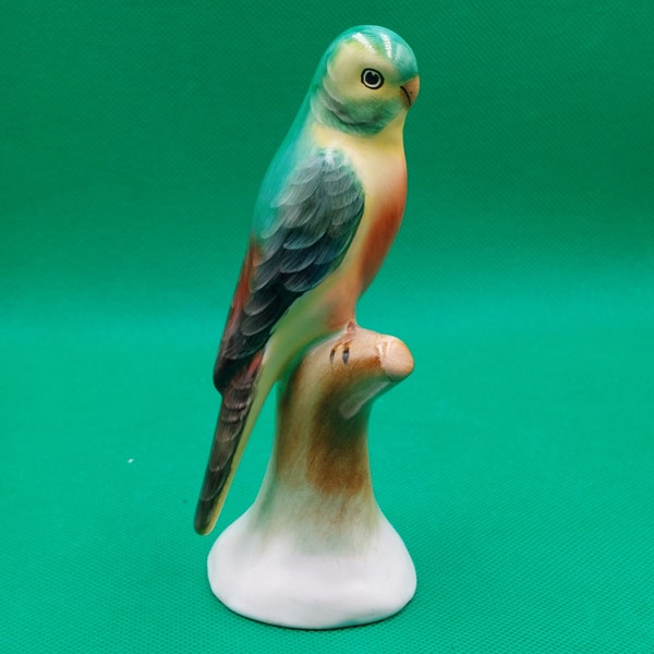 Ceramic Parrot Vintage Green - Etsy