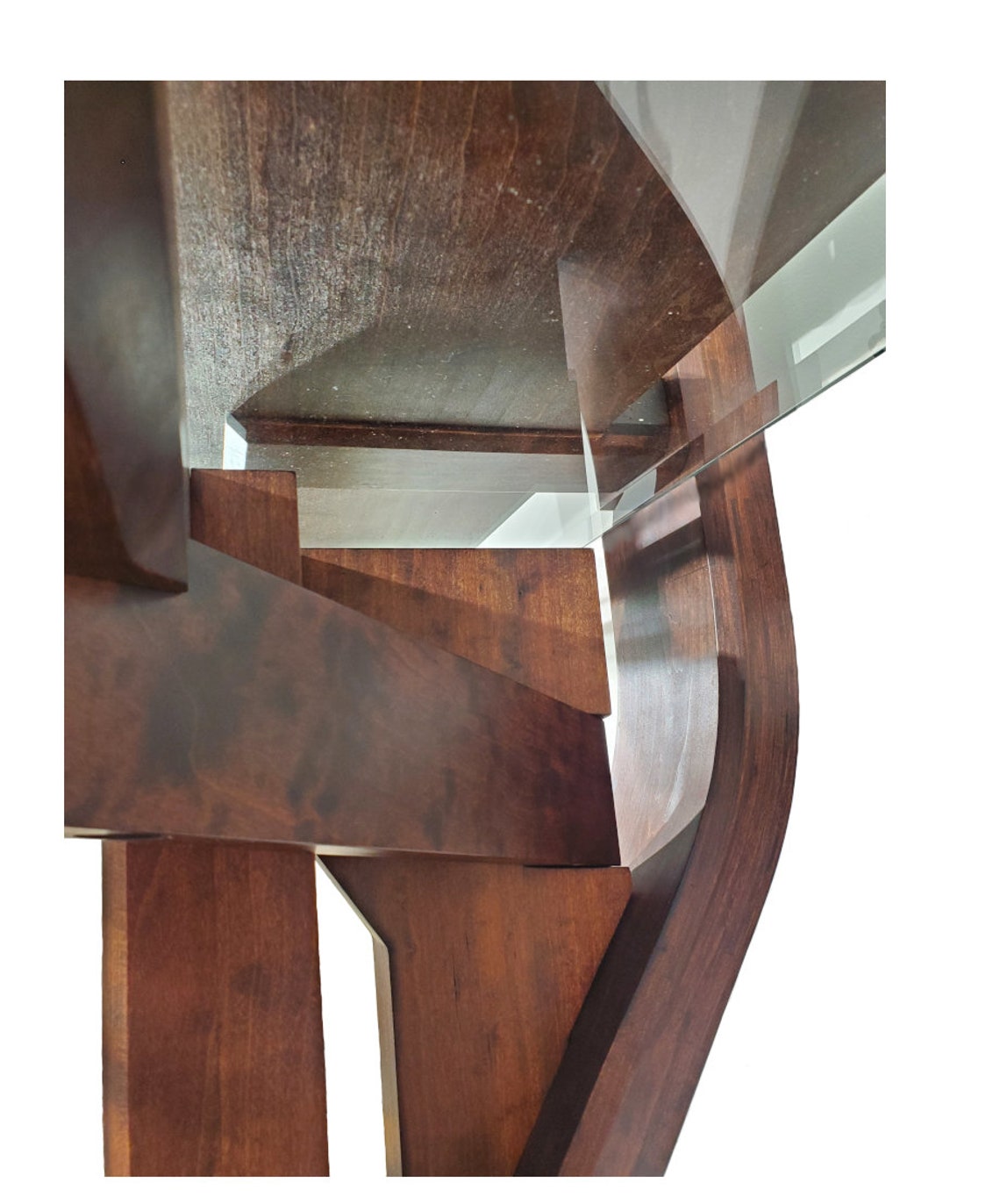 Custom Made Solid Cherry Desk, Cherry Desk, Solid Wood Desk, Modern ...