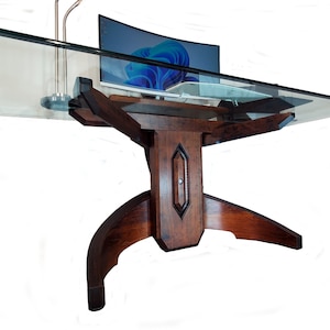 Custom Made Solid Cherry Desk, Cherry Desk, Solid Wood Desk, Modern ...