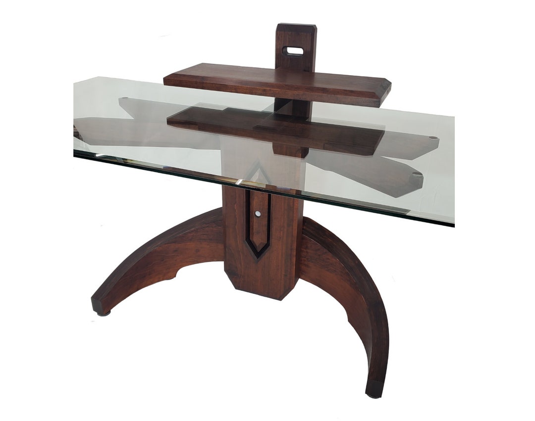 Custom Made Solid Cherry Desk, Cherry Desk, Solid Wood Desk, Modern ...