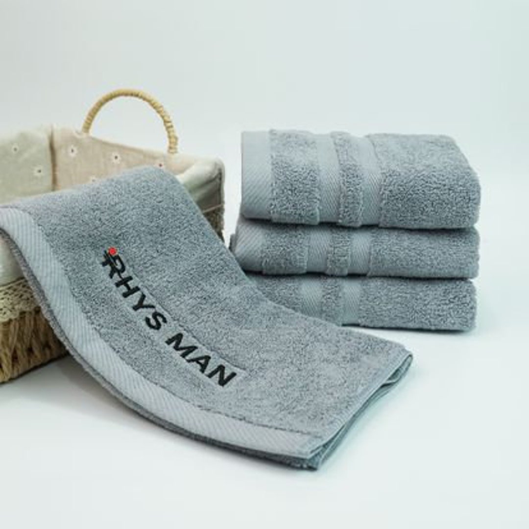 Personalized Bath Towel, Embroidered Towel, Monogrammed Bath Towel ...