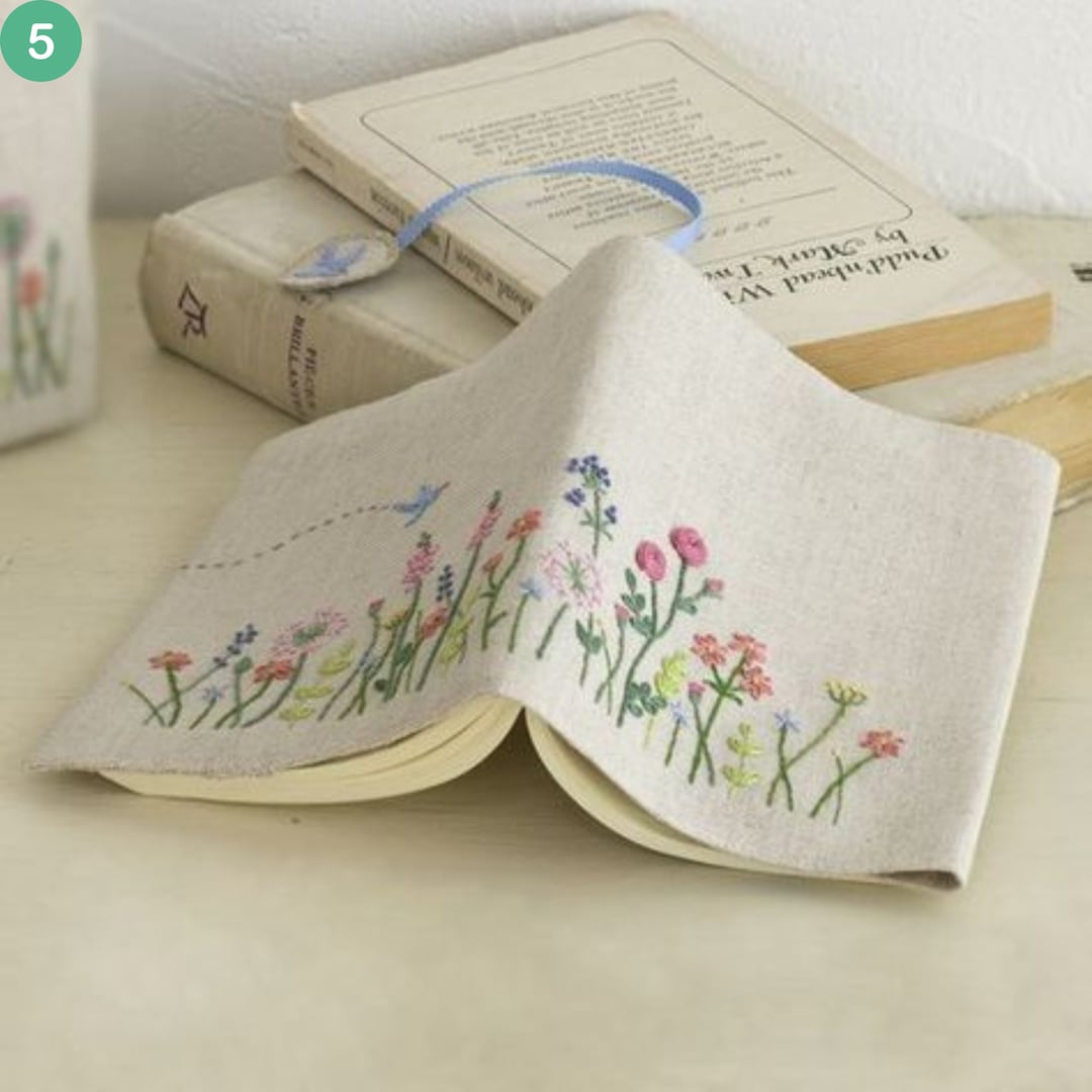 Custom Hand Embroidered Notebook, Handmade Fabric Notebook, Custom ...