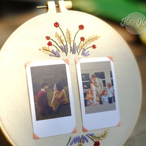 Personalized Embroidery Frames for Memories With 2 Personalized Images ...
