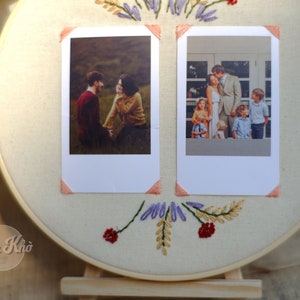 Personalized Embroidery Frames for Memories With 2 Personalized Images ...