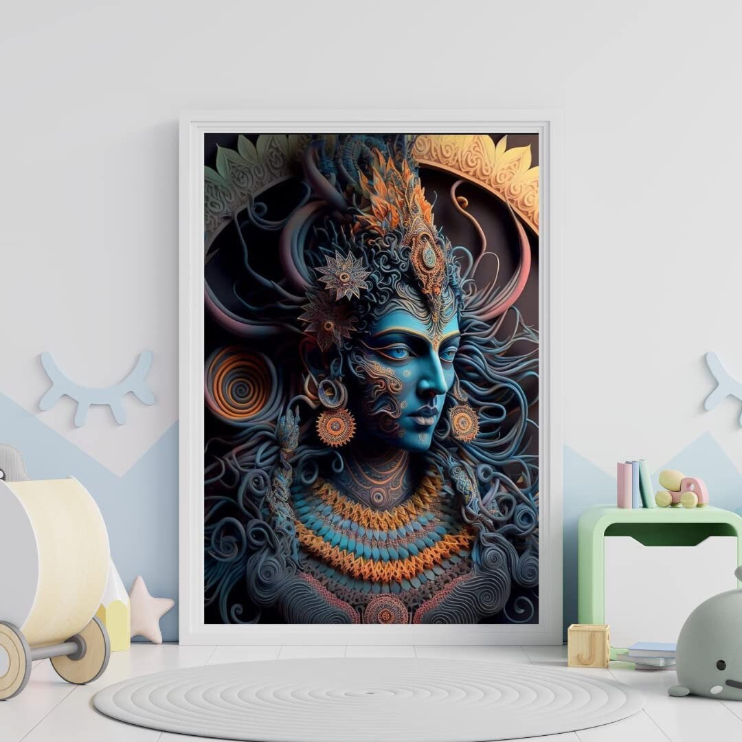 Tulip N Turtle Neelkanth DIY Acrylic Painting by Numbers Kit on Canvas - Etsy