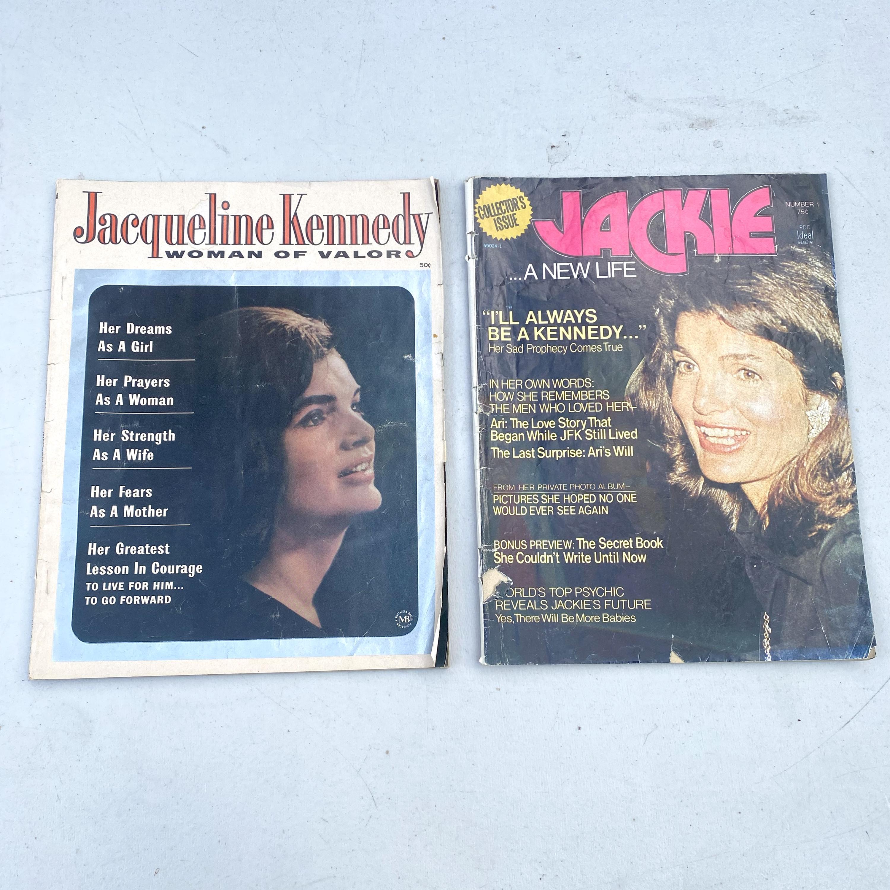 Jacqueline “jackie” Kennedy Collector’s Issue Tribute Magazines Lot of ...