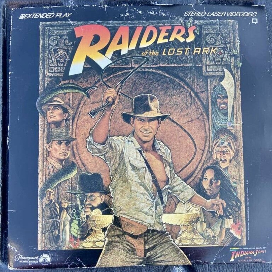 Raiders of the Lost Ark Laser Videodisc OPENED - Etsy