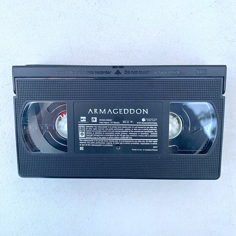 ARMAGEDDON 1998 Movie VHS Video Cassette - Etsy