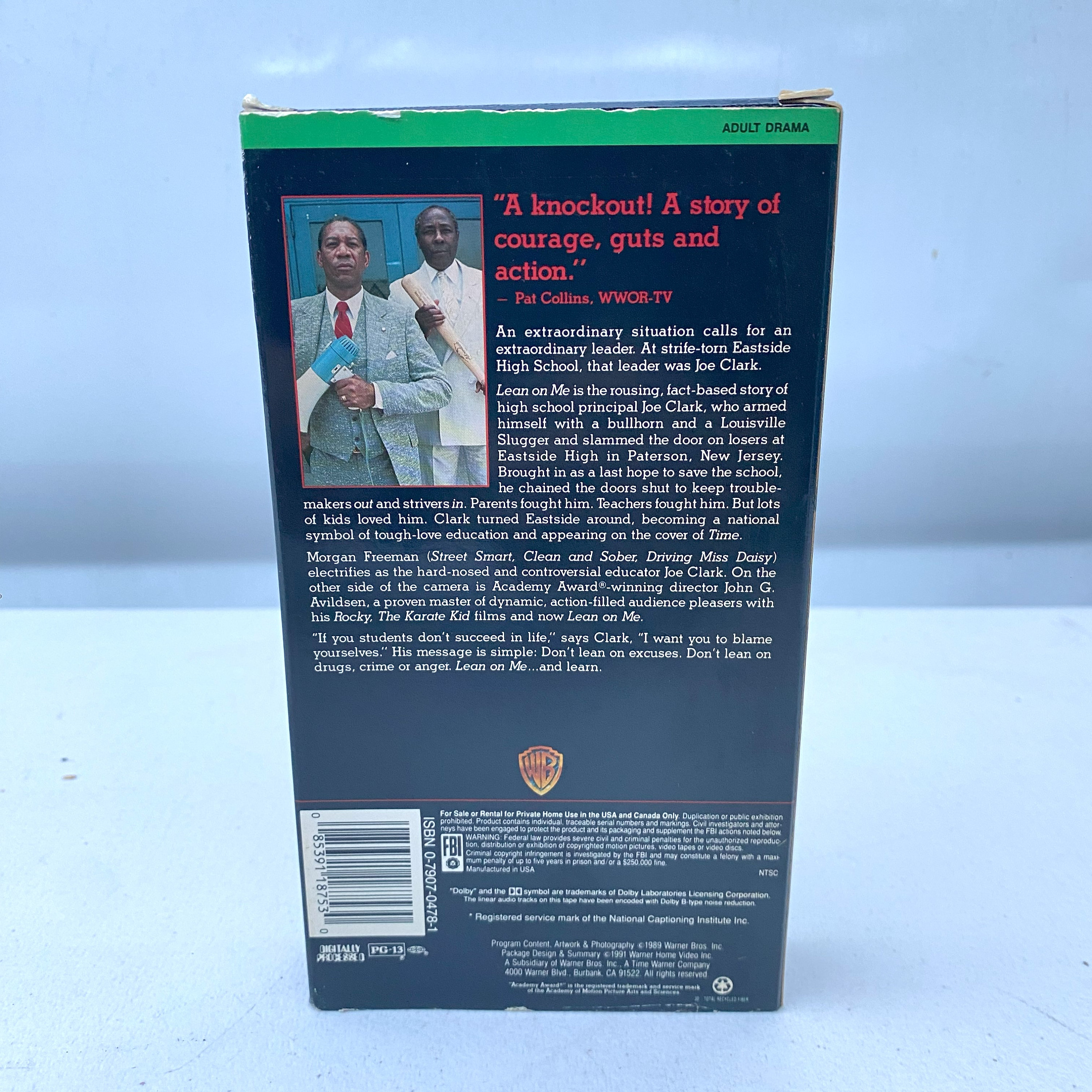 LEAN on ME 1989 Movie VHS Video Cassette - Etsy