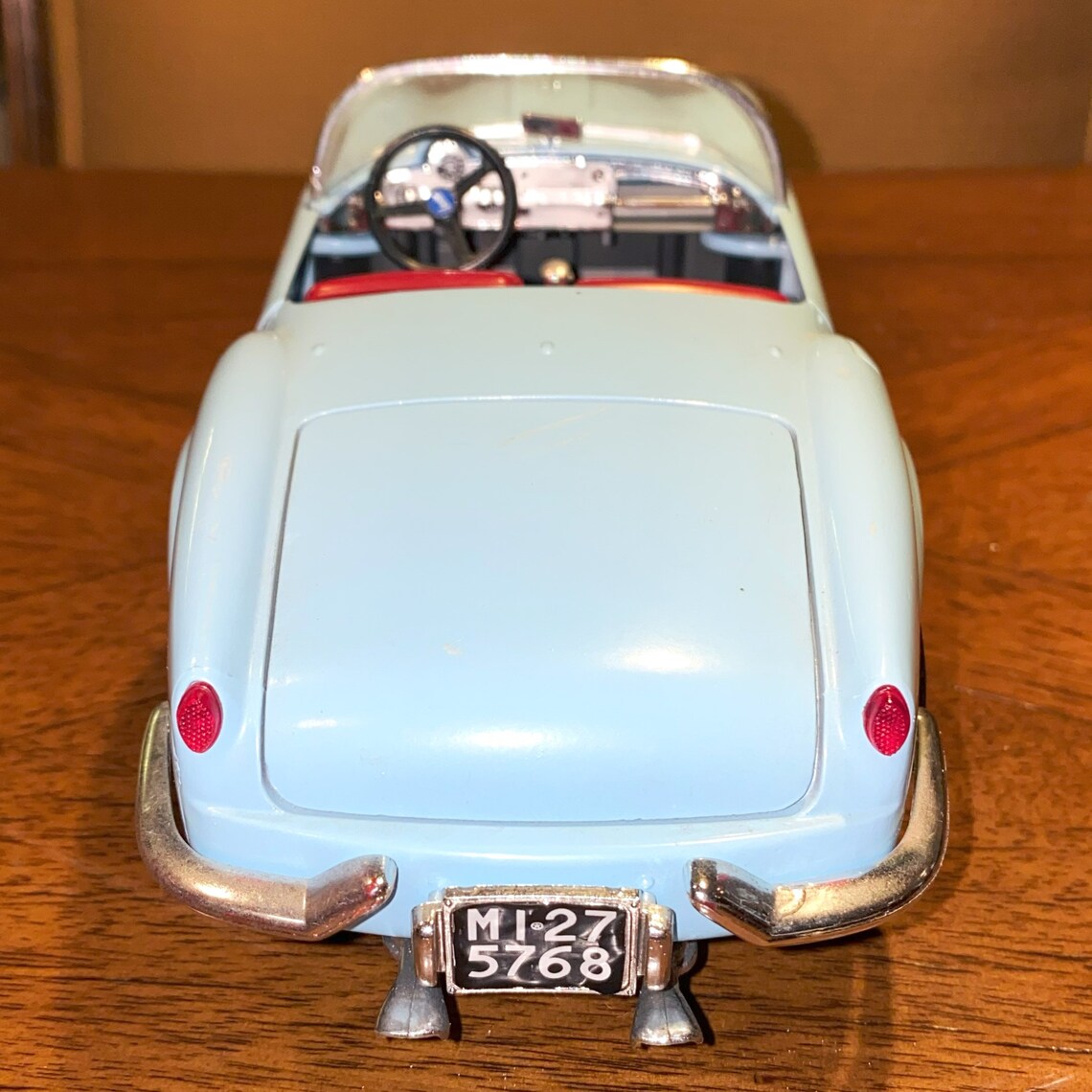 Bburago Lancia Aurelia B24 Spider 1955 Baby Blue Model Car 1/18 Scale ...