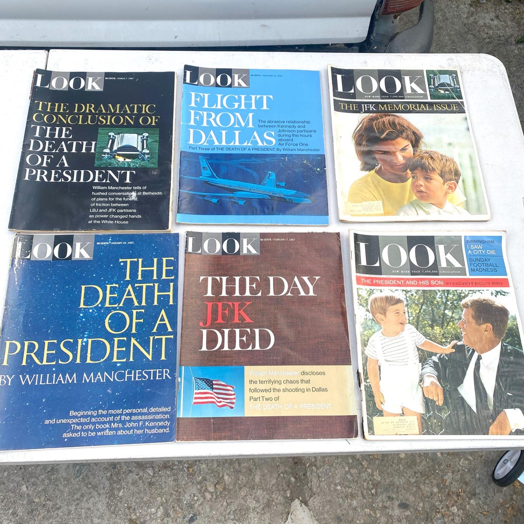 LOOK Magazines John F. Kennedy Assassination Commemorative Edition ...