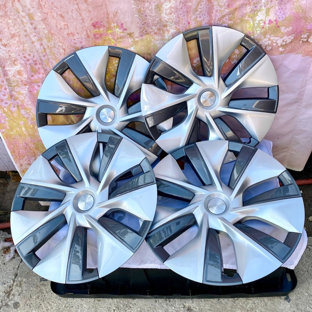 20” Tesla Model Y Center Caps Set for Wheels - Etsy