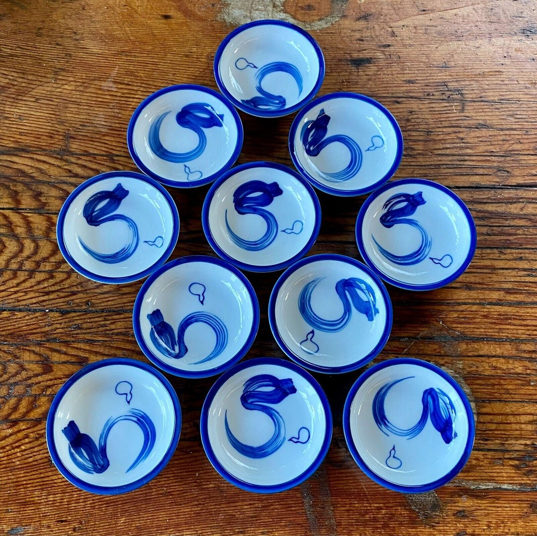 Fine Oriental Porcelain 3.5” Soy Dipping Bowls SET OF 11 - Etsy