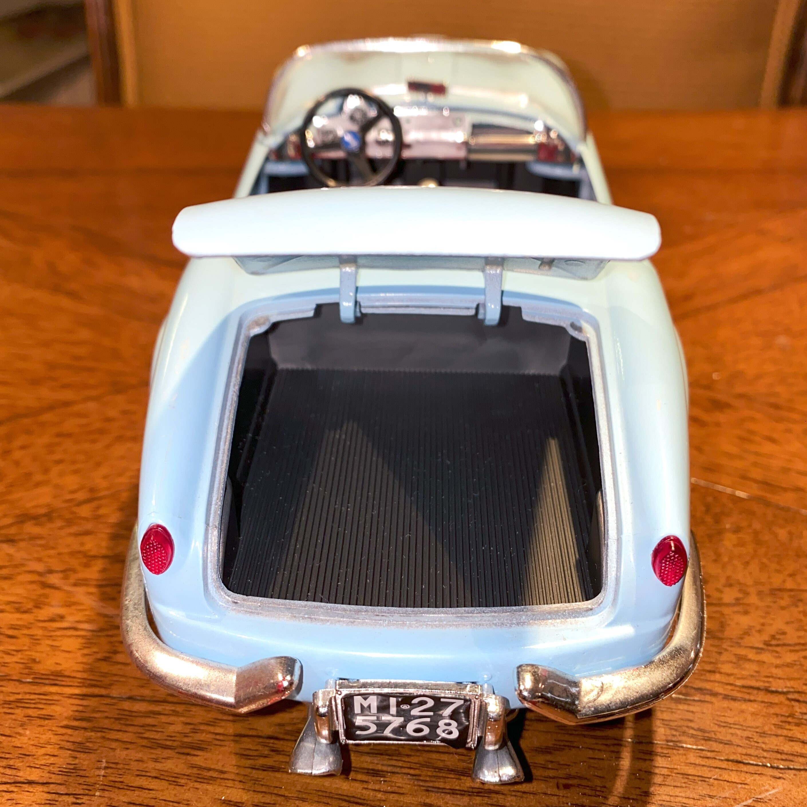 Bburago Lancia Aurelia B24 Spider 1955 Baby Blue Model Car 1/18 Scale ...