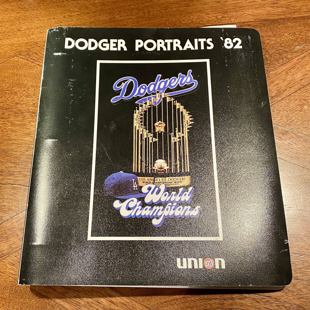 Vintage 1982 Dodger World Champions Team Portraits for the 76 Oil Union ...